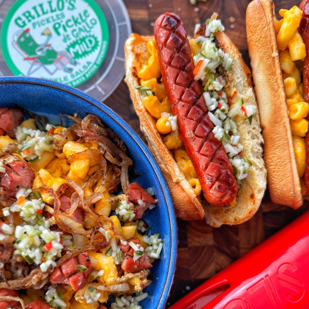 Hot Dogs with Mac and Cheese – Blackstone Products