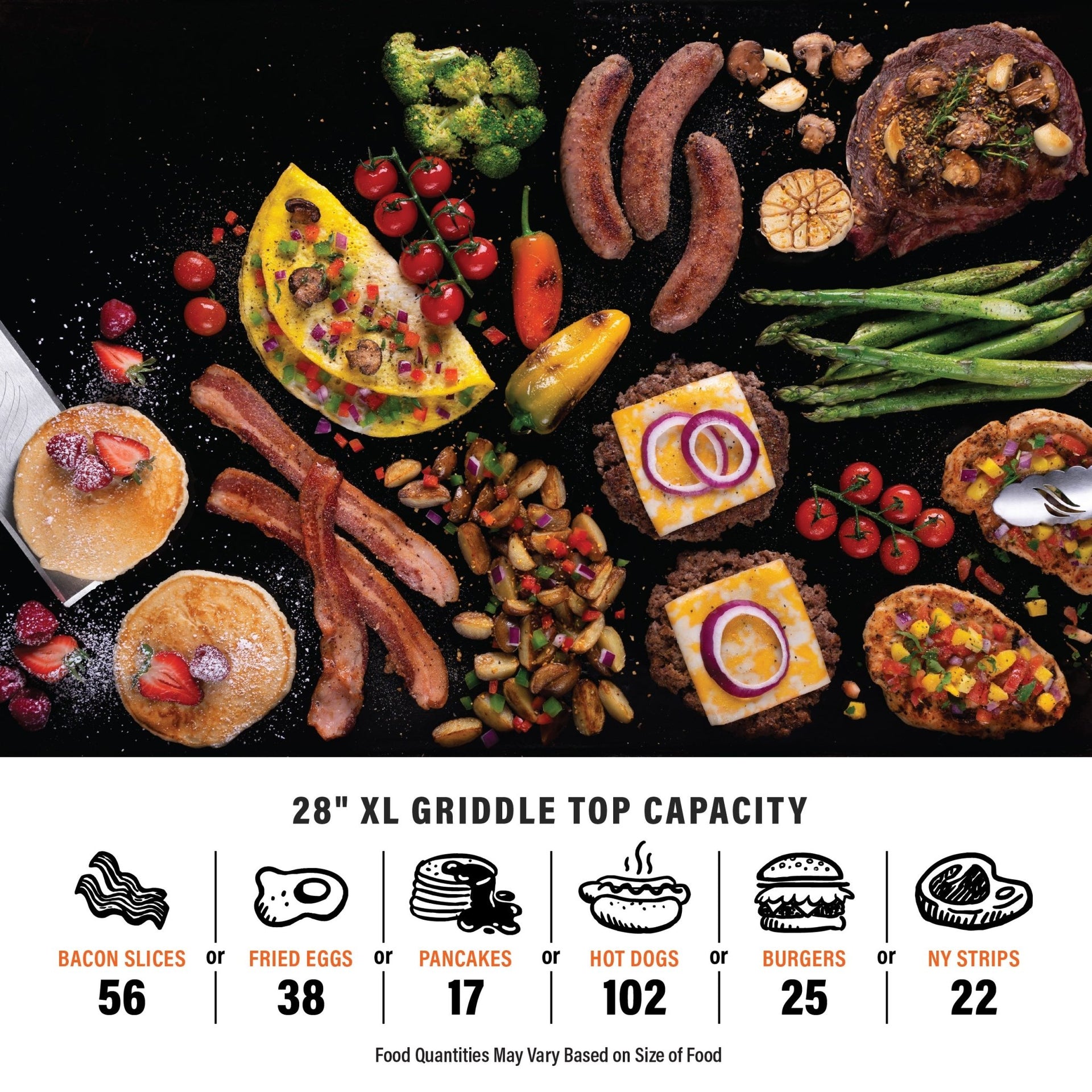 28" Griddle with Flexfold® Legs – Blackstone Products