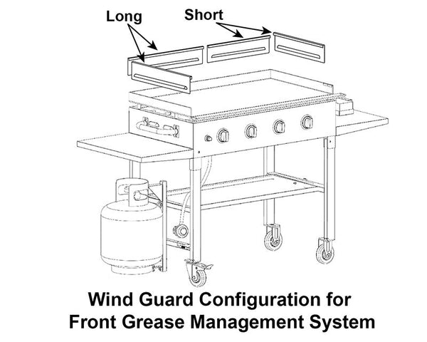 36" Wind Screen – Blackstone Products