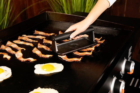 Small Cast Iron Griddle Press – Blackstone Products